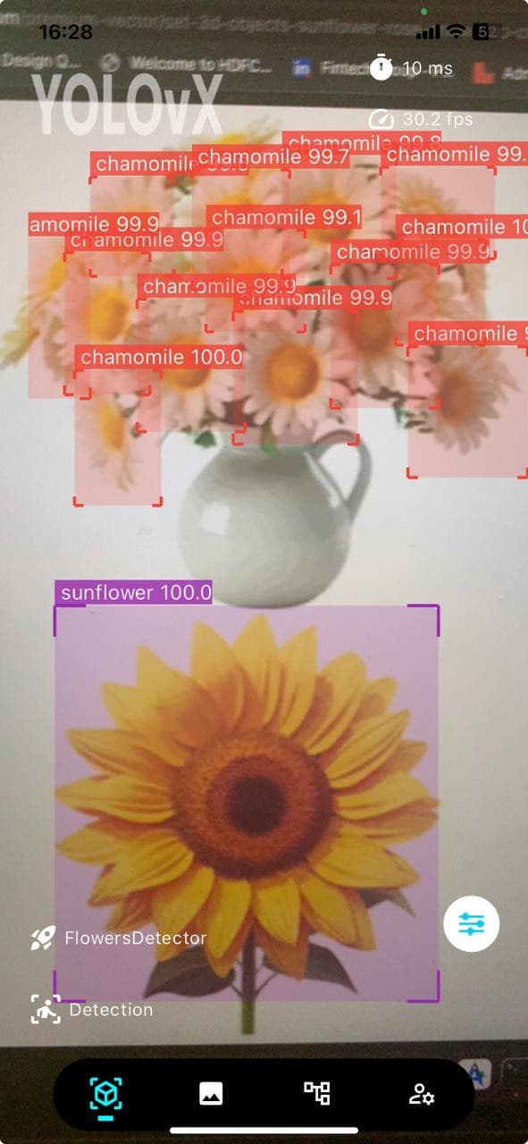 Experiment 1: Flowers data from @roboflow - yolov8 from @ultralytics - trained on @kaggle ...