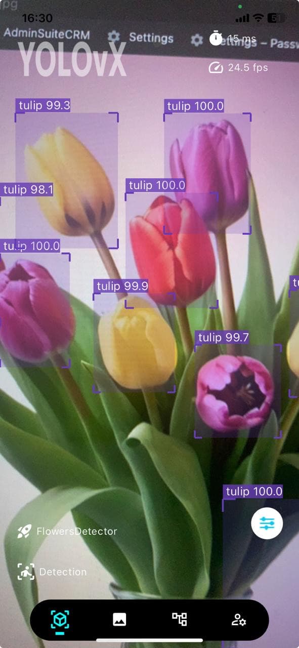 Experiment 1: Flowers data from @roboflow - yolov8 from @ultralytics - trained on @kaggle ...