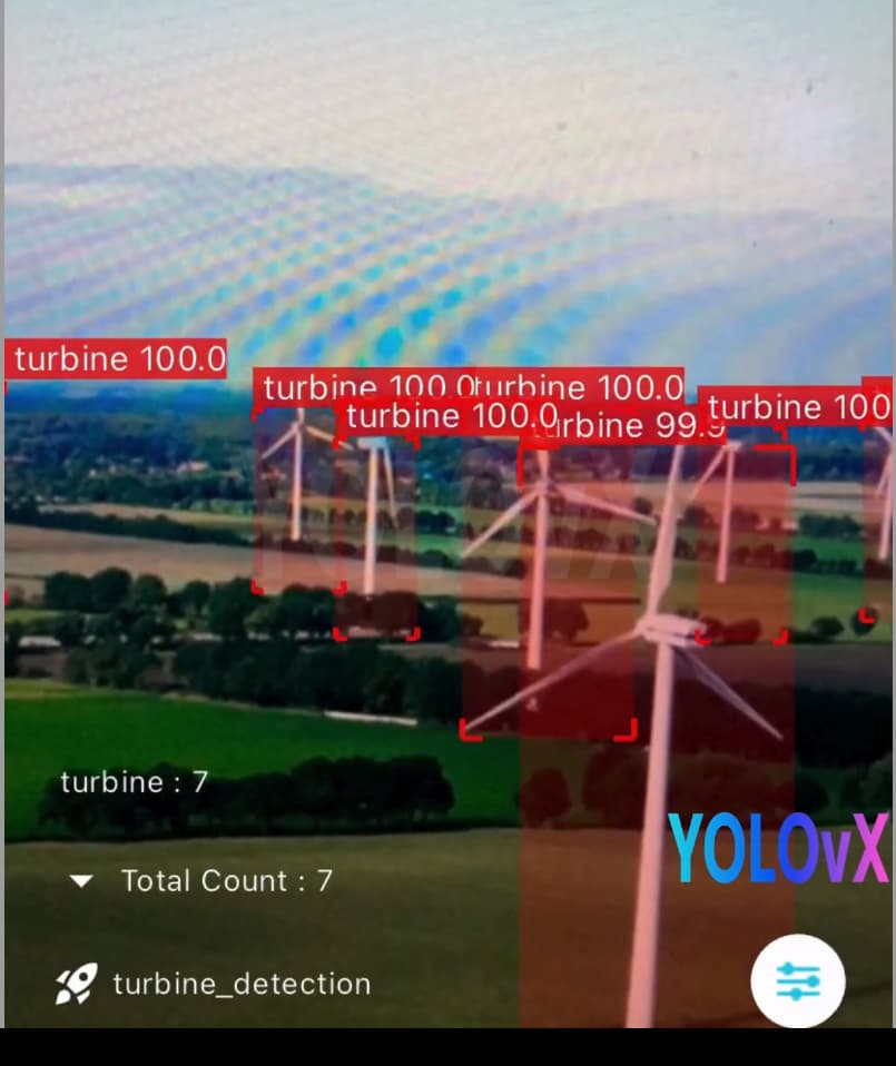 Experiment 4: Wind Turbine Detection on YOLOvX App - General - YOLOvX Forum