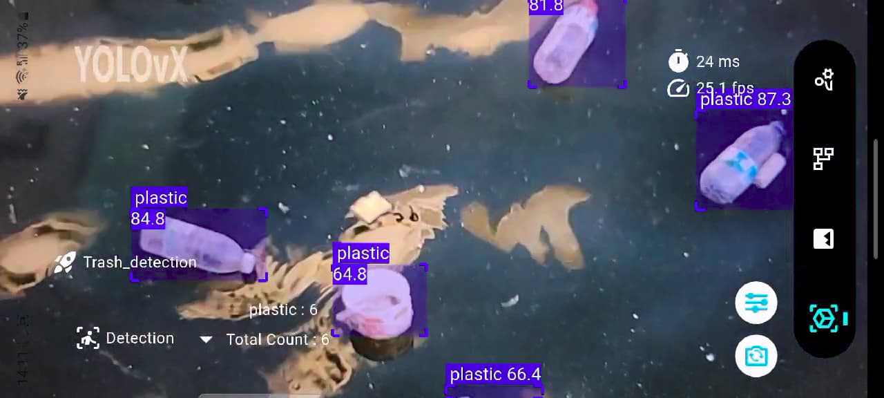 Experiment 5 Trash Detection On Yolovx App General Yolovx Forum