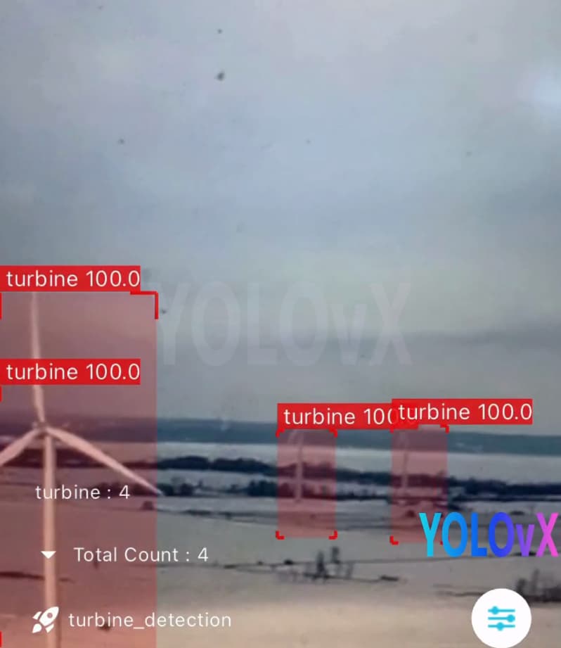Experiment 4: Wind Turbine Detection on YOLOvX App - General - YOLOvX Forum